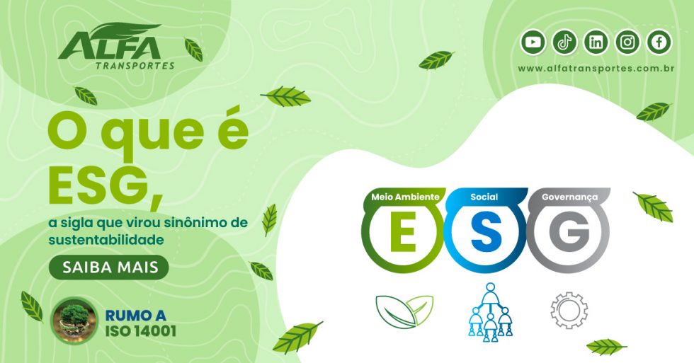 O que é ESG, a sigla que virou sinônimo de sustentabilidade | Notícias ...